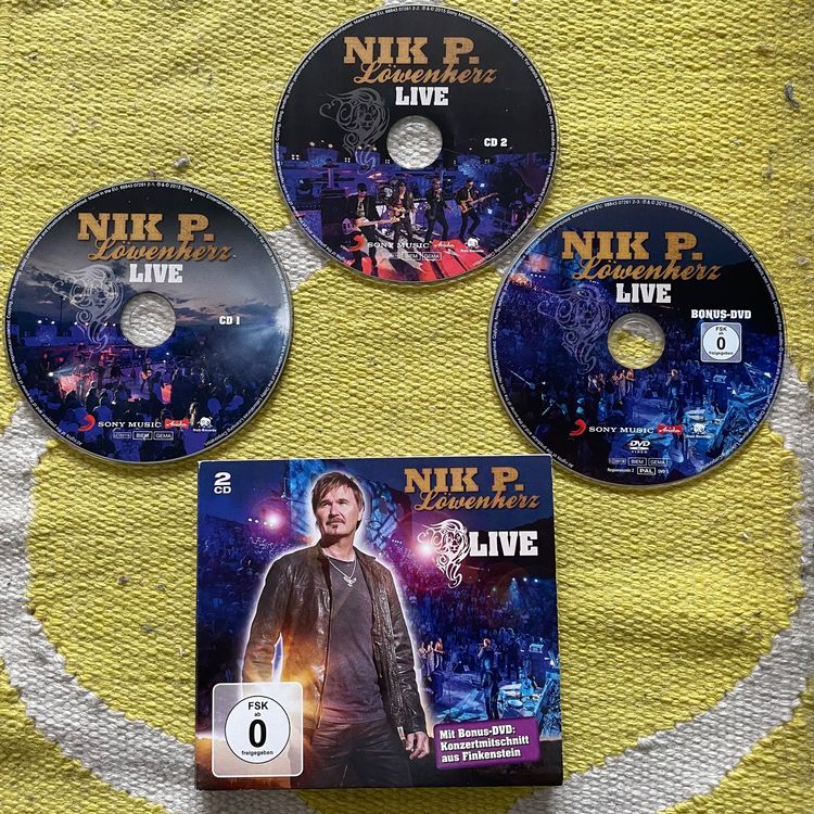 NIK P.-2CD+DVD BOX SET LÖWENHERZ LIVE (DIGIPACK) (Gebraucht) in ...