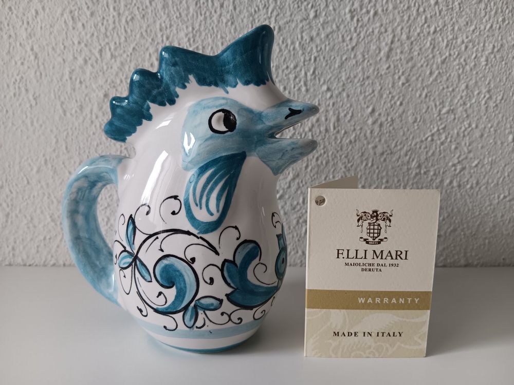 F.LLI MARI DERUTA ITALY Petit pichet / klein Krug (1,7 dl) (Gebraucht) in Cossonay-Ville für CHF ...