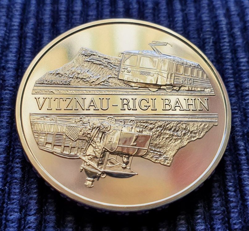 20 Franken Gedenkmünze 2008 Silber Vitznau-Rigi-Bahn | Kaufen auf Ricardo