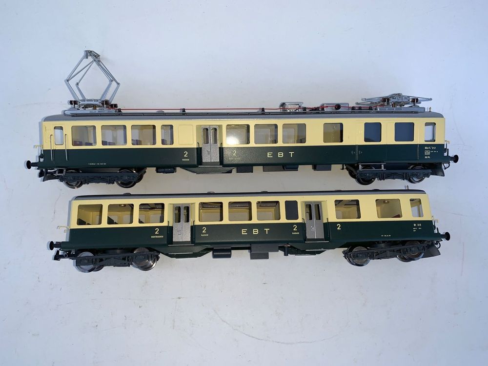 SIGG Modell H0: Pendelzug EBT BDe 4/4 212 + Bt 312 (Neu (gemäss ...