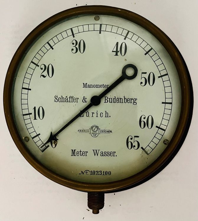 Antikes Manometer Schäffer&Budenberg Zürich (Gebraucht) in Volketswil ...