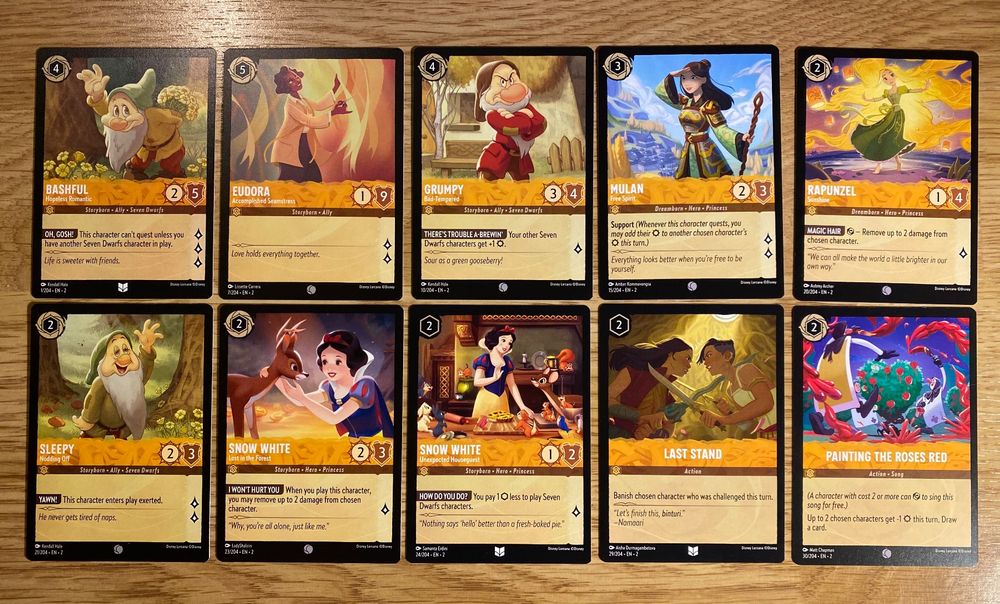 Disney Lorcana 2 EN - Snow White, Grumpy, Mulan, Rapunzel | Kaufen auf ...