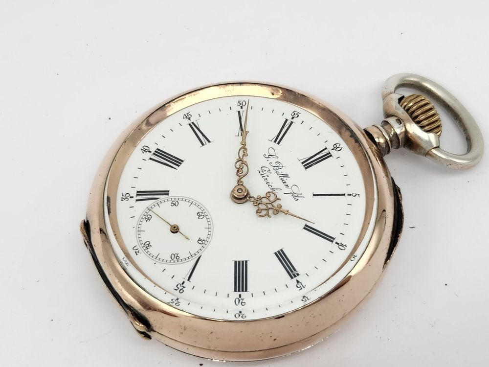 IWC G. Billian Fils Zürich Taschenuhr 800 Silber | Kaufen auf Ricardo