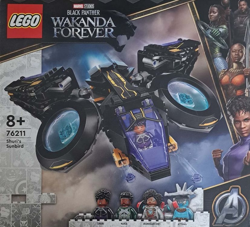 Lego Black Panther Wakanda Forever Shuri's Sunbird (Neu (gemäss ...
