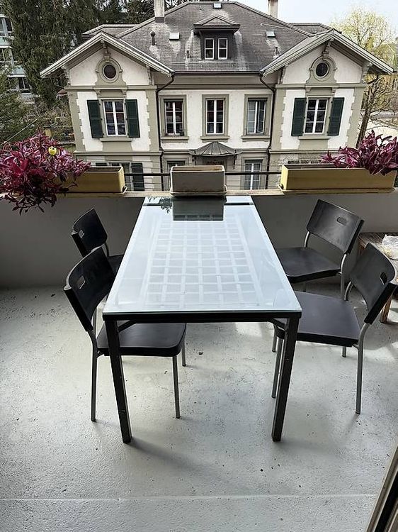 Erstaunlich Ikea Glastisch Metall Bild