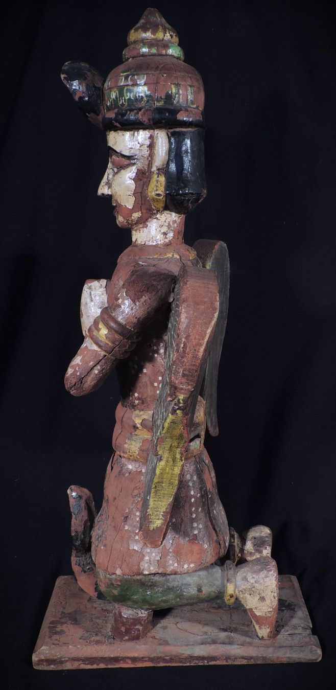 Garuda Statue polychromes Holz Südostasien (D'occasion) à Waldenburg ...