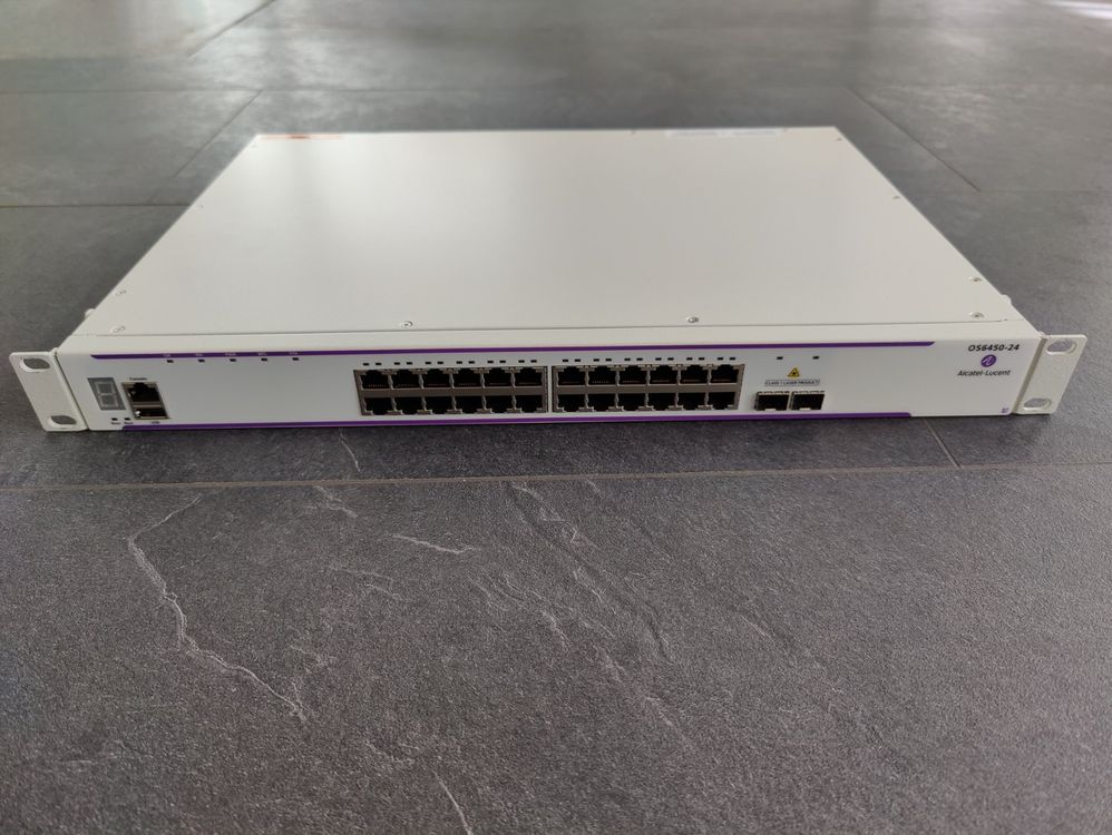 Alcatel-Lucent OmniSwitch OS6450-24 mit 10 GigE uplinks (Gebraucht) in ...
