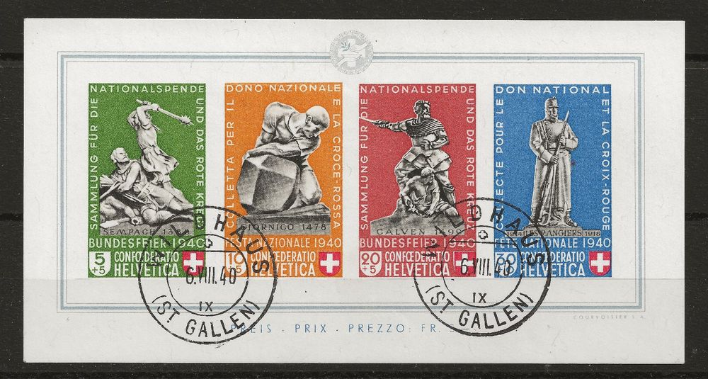 B12 Bundesfeierblock "WILDHAUS" CHF 750.-- | Kaufen auf Ricardo