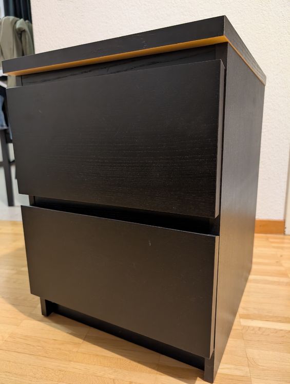 Wunderbar Nachttisch Ikea Schwarz Fotos