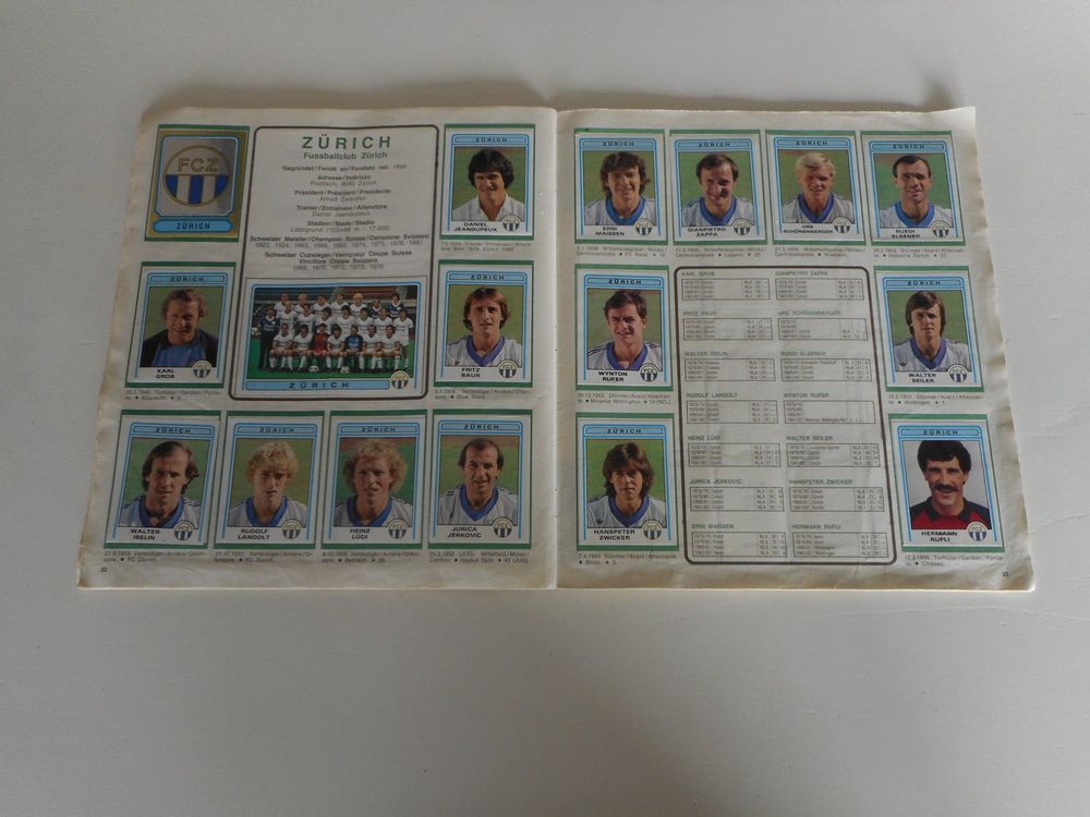 Panini Football Album 83/1983 komplett SFV-ASV (Gebraucht) in Cham für ...