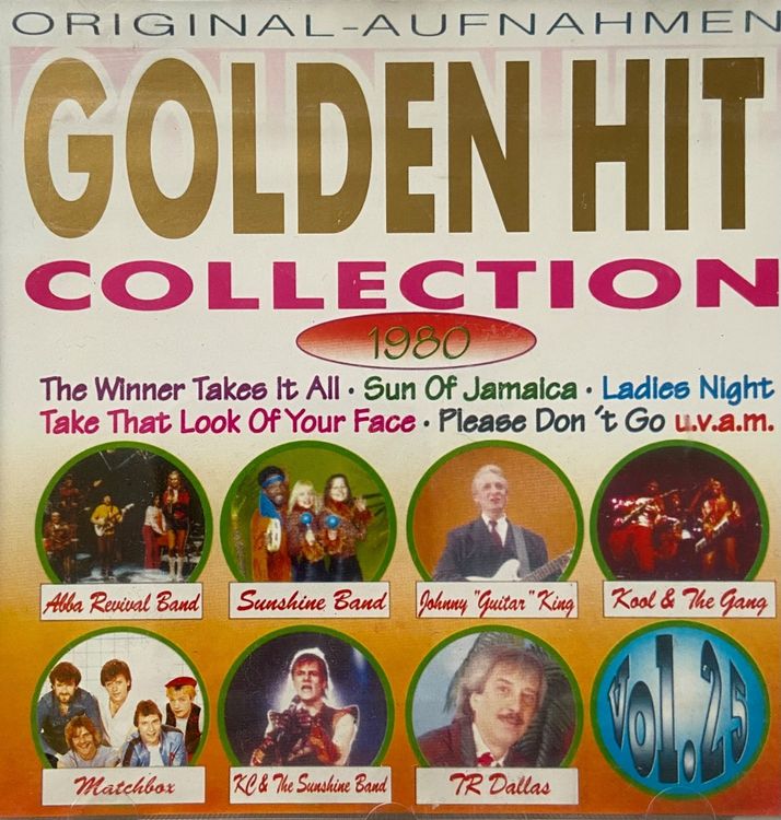 Golden Hits Collection 1980 • CD 16 Songs Abba Rivival Band (Gebraucht ...