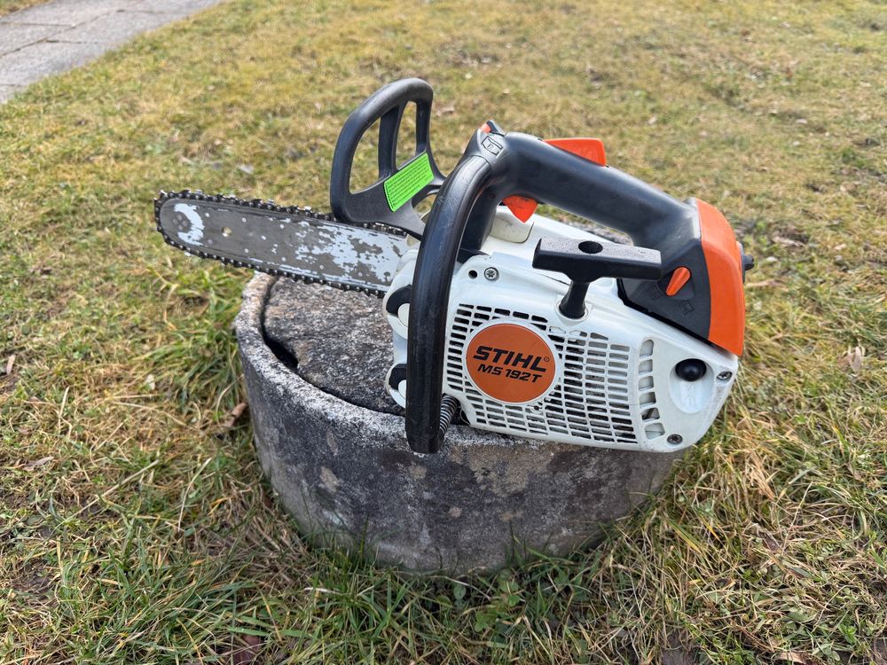 Profi Hand Motorsäge STIHL MS 192 T, Schwertläng 30cm (Gebraucht) in ...