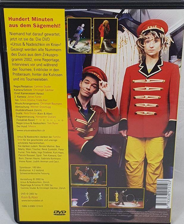 Ursus & Nadeschkin im Circus Knie - Swiss Comedy - DVD/RAR (Gebraucht ...