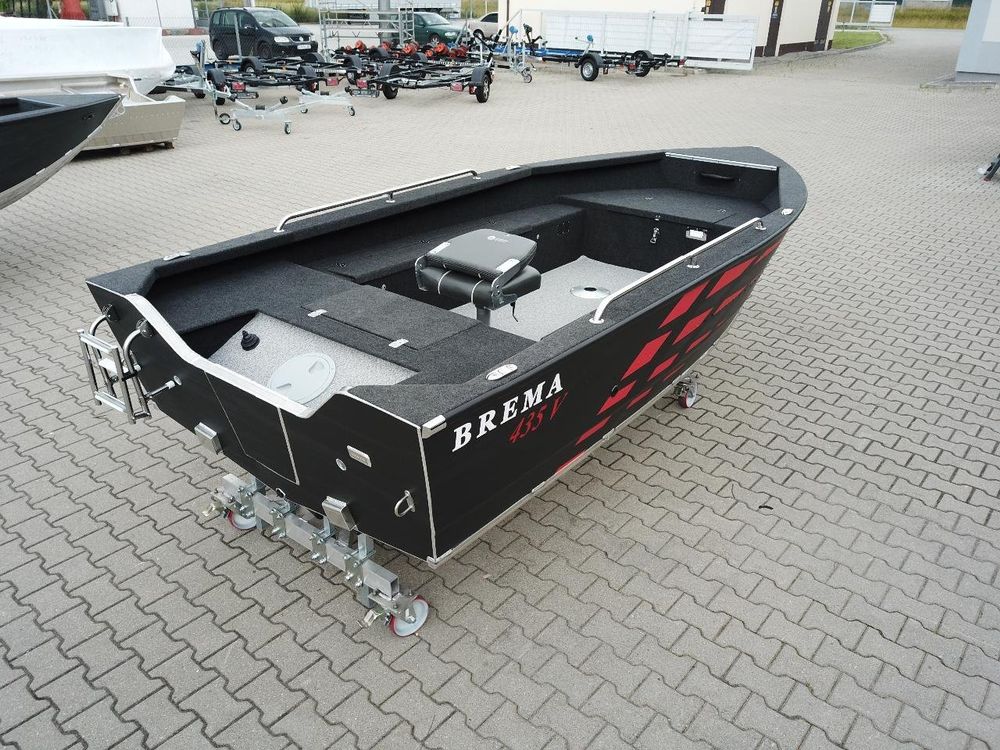 Aluboot BREMA 435 V Fishing - PLUS Angelboot Alu Fischerboot (Neu und ...
