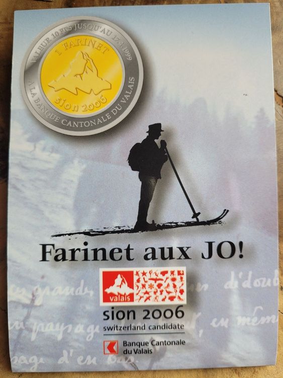 "1 FARINET "MONNAIE PRESTIGIEUSE VALAISANNE | Kaufen auf Ricardo