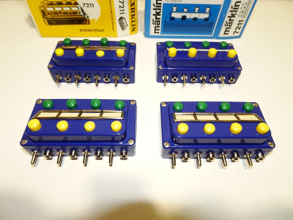 4 Märklin Stell und Schaltpulte HO 7211 (Gebraucht) in Luzern für CHF ...
