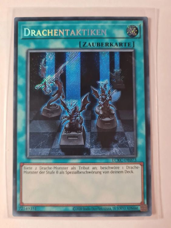 Yu-Gi-Oh! Drachentaktiken • LCKC-DE073 • Secret Rare (Neu und ...