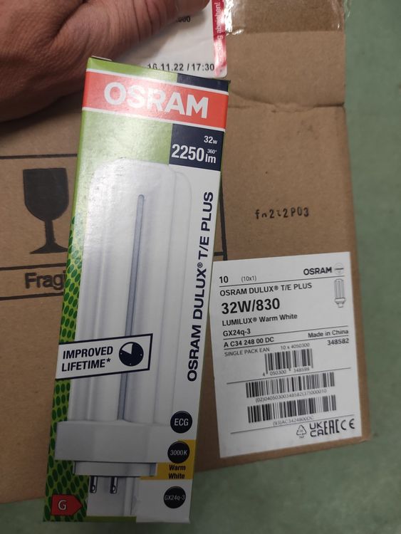 18stk Osram Dulux T/E Plus 32w 2250lm 3000k | Kaufen auf Ricardo