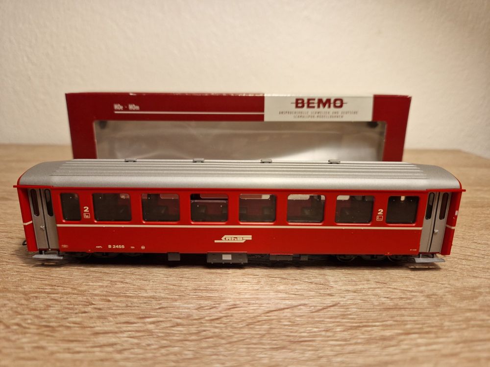 Bemo 3255 125 Personenwagen 2.Kl RhB H0m OVP NEU | Kaufen auf Ricardo
