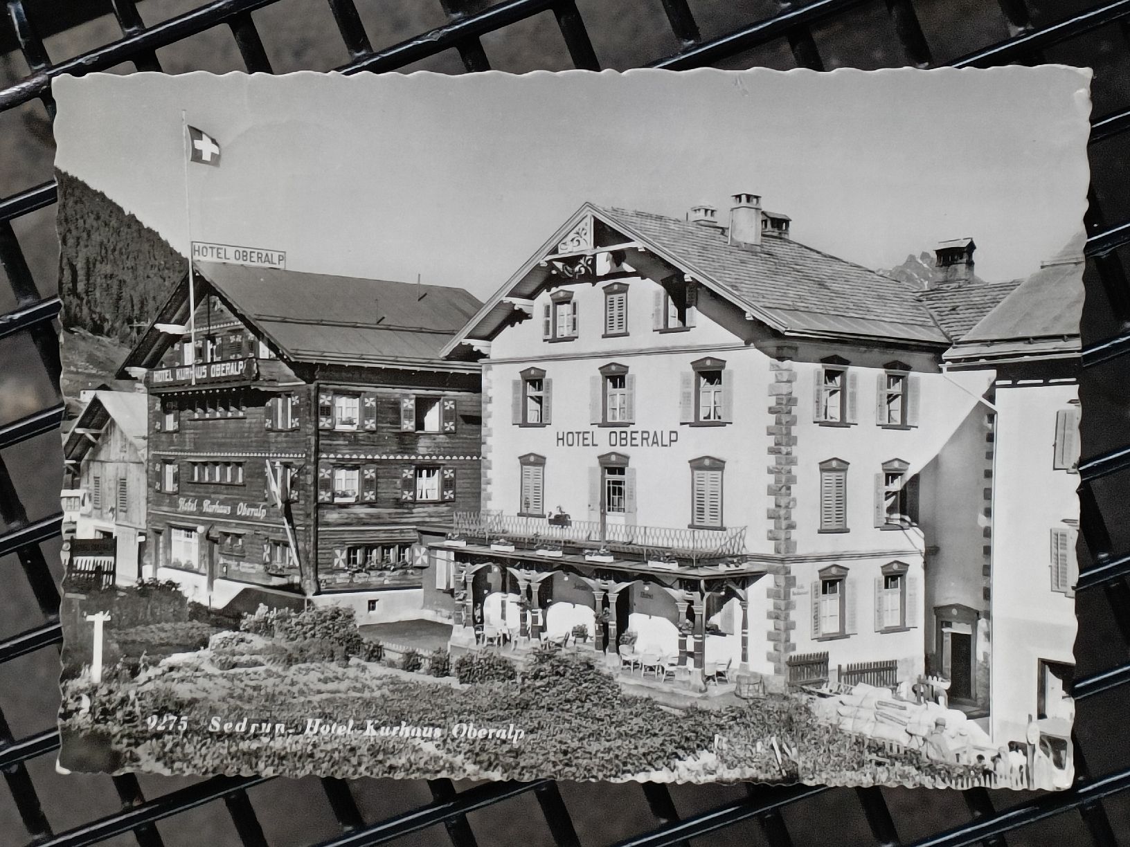 Photo Karte / Sedrun Hotel Kurhaus Oberalp Gelaufen 1957 (Gebraucht) in ...