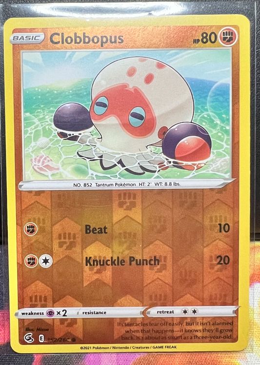 Pokemon - Clobbopus Reverse Holo - 152/264 - Fusion Strike | Kaufen auf ...