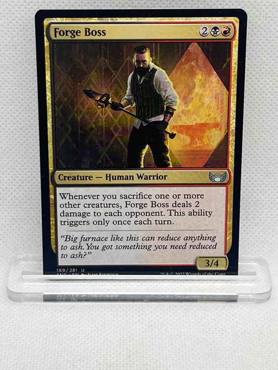 Forge Boss (Gebraucht) in Hinterkappelen für CHF 0.2 – mit Lieferung ...