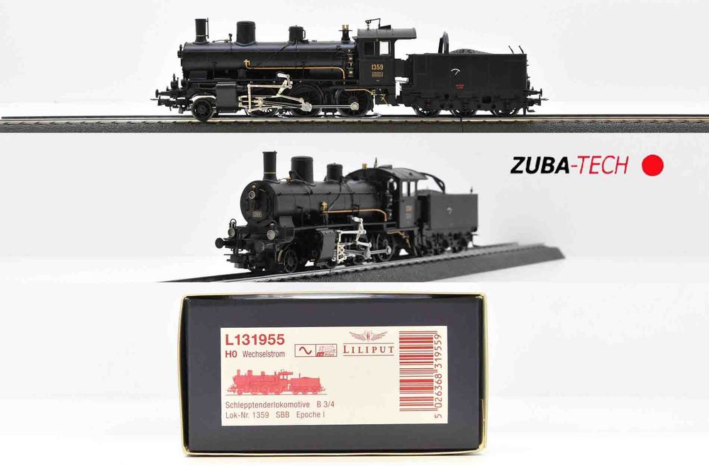 Liliput L131955 Dampflok B 3/4 SBB H0 GS Digital mit OVP (Neu (gemäss Beschreibung)) in St ...