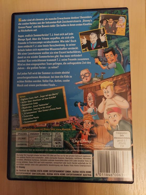 Grosse Pause ( DVD DISNEY) (Gebraucht) in Kölliken für CHF 10 – mit ...