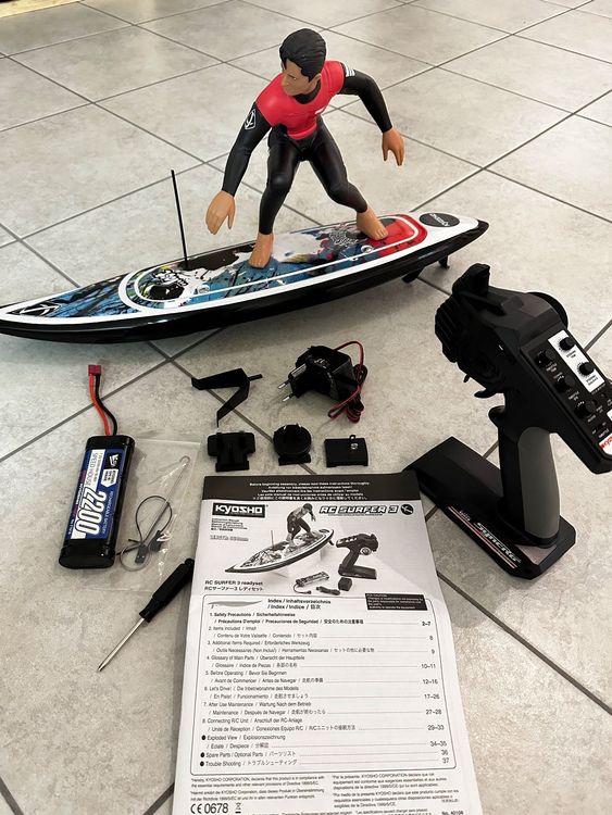 RC Surfer Kyosho RTR, Ferngesteuerter Surfer, der mega Spass (Neu ...