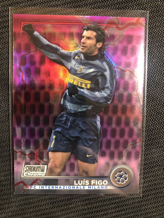 Topps Stadium Chrome Luis Figo Purple Parallel (Gebraucht) in ...