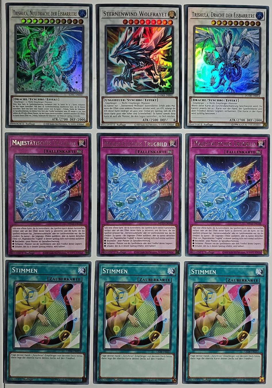 Yugioh Synchro Sternstaub Karten Deck Set Core Sammlung (Neu und ...