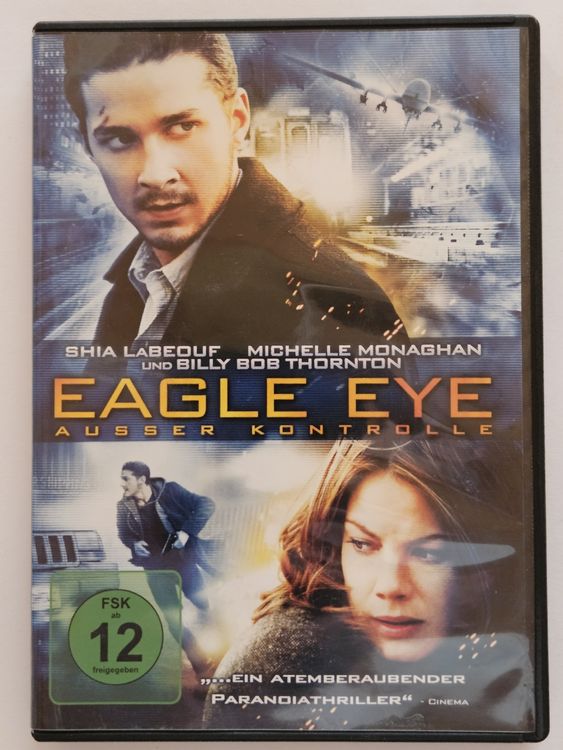 Eagle Eye / DVD #WT18 (Gebraucht) in Oberdorf BL für CHF 1.9 – mit Lieferung auf Ricardo kaufen