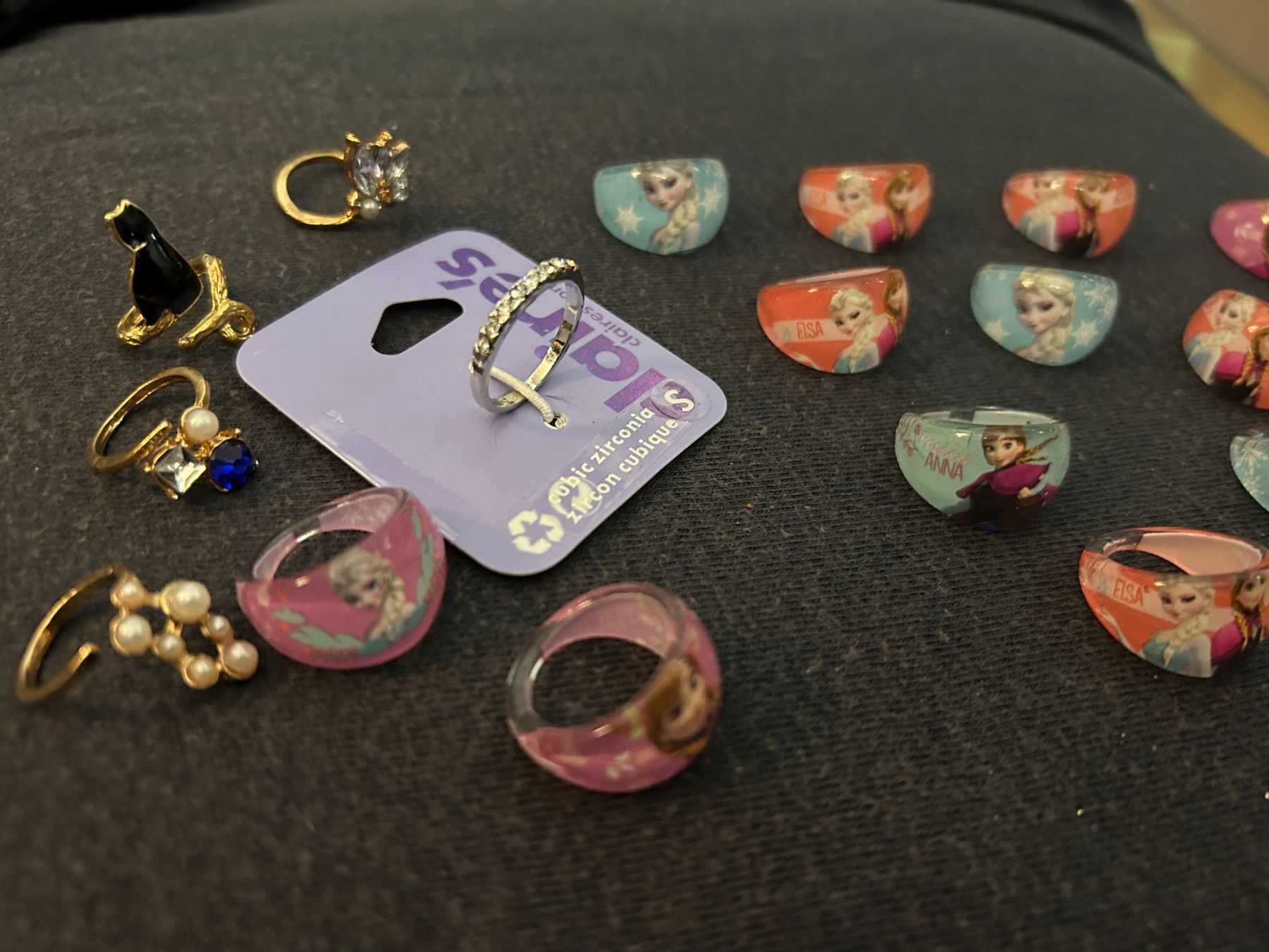 19x Ringe "Frozen" Elsa Ring Kinder (Mädchen) und varia (Neu (gemäss ...