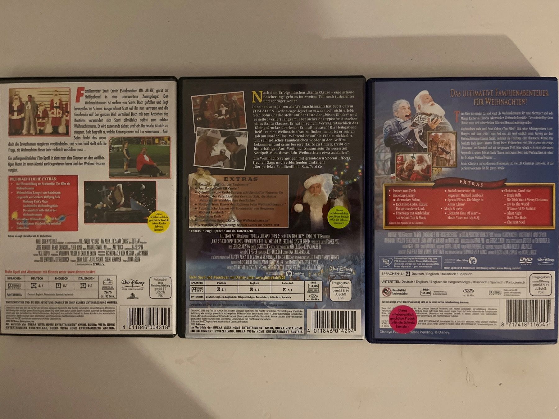 Disney DVD 📀 Santa Clause 1-3 (Neu (gemäss Beschreibung)) in Sierre für ...