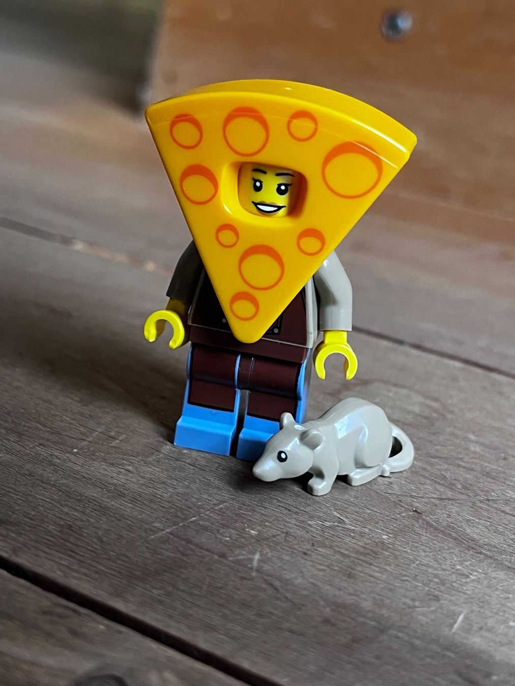 LEGO Minifigur Bam 2025, Käsemann mit Ratte, neu 🧀🐭 (Neu (gemäss ...