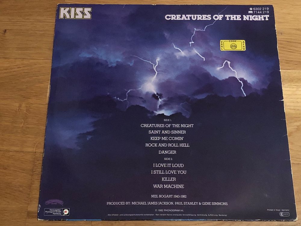 KISS. 1982. Creatures Of The Night (Gebraucht) in Faulensee für CHF 35 ...