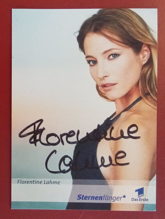 Florentine Lahme Autogramm signiert Fotopostkarte 10x15cm | Kaufen auf ...