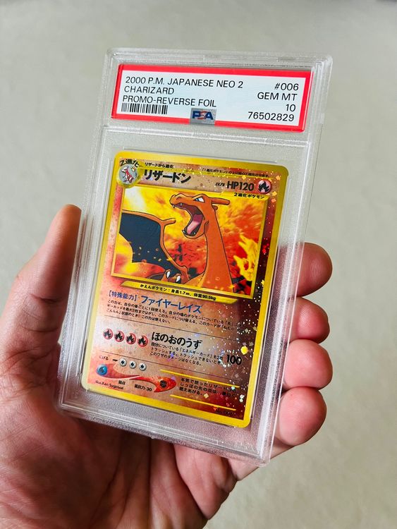 💎PSA 10💎 Charizard Rev. Holo Dracaufeu Glurak Pokemon 2000 | Kaufen auf Ricardo