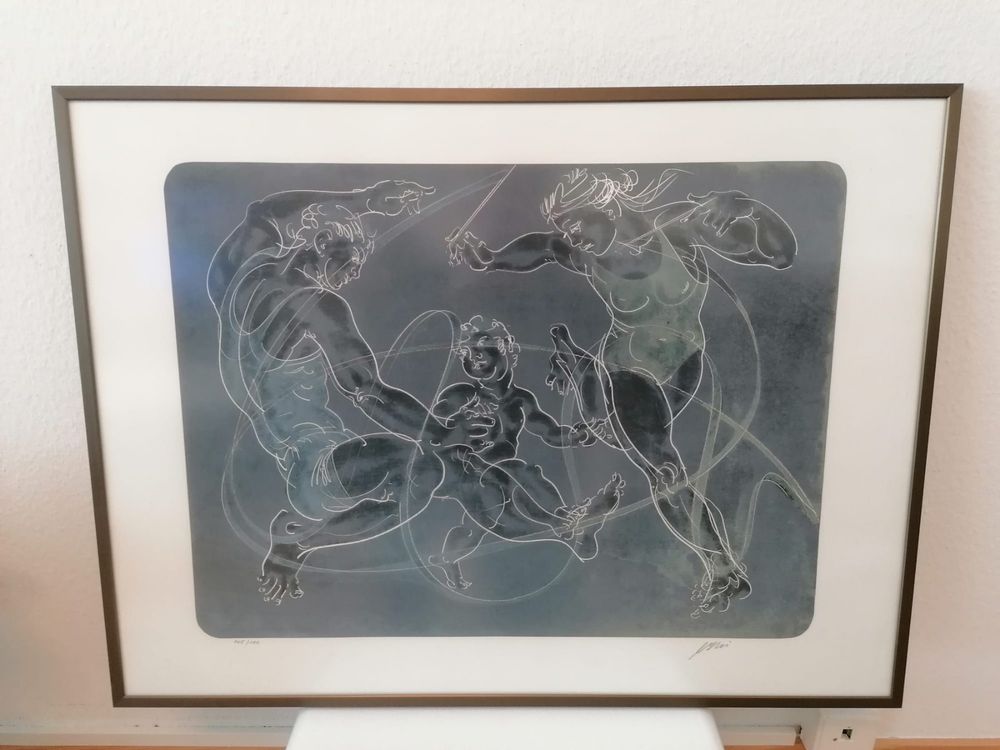 Lithographie - Hans Erni - "Gymnaestrada" (105/180) - 1984 | Kaufen auf Ricardo