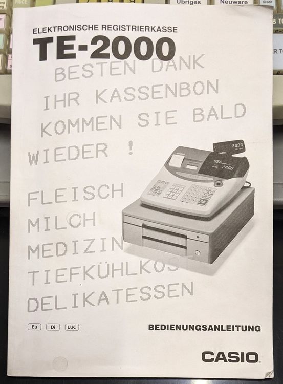 Casio TE-2000 Registrierkasse, Ladenkasse (Gebraucht) in Siblingen für CHF 91 – mit Lieferung ...
