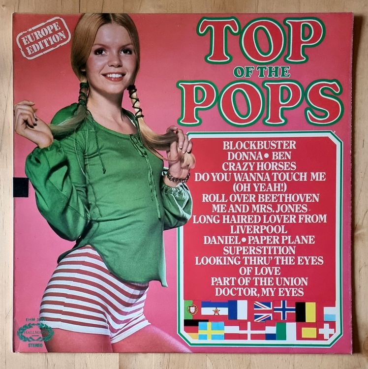LP The Top Of The Pops "European Edition Vol. 6" (1973) mint | Kaufen ...