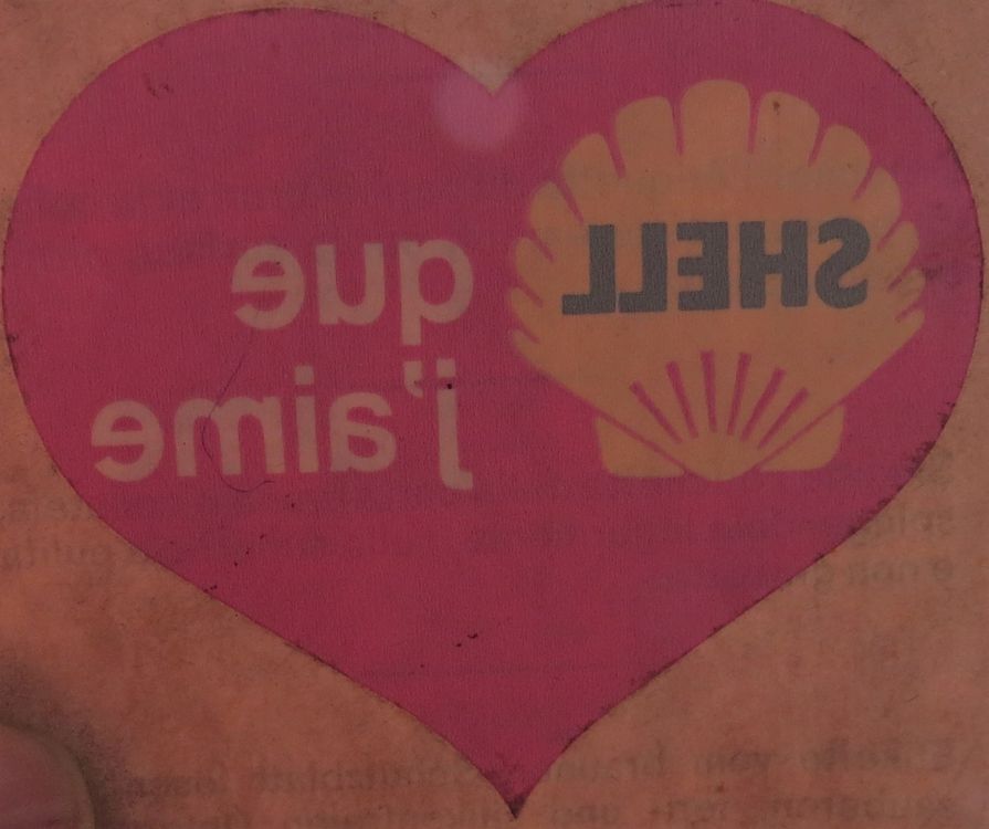 Alter Shell Sticker für innen an der Scheibe ! (Neu (gemäss ...