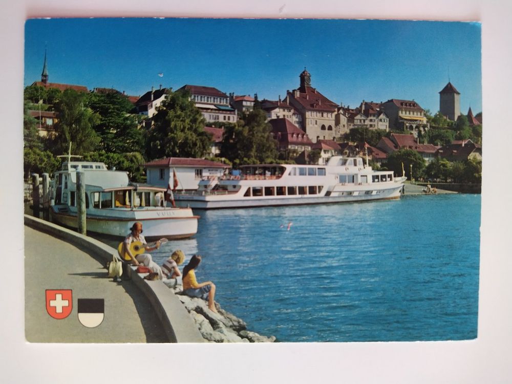 Murten, Schiffstation mit Altstadt alt (Gebraucht) in Ohmstal für CHF 1 ...