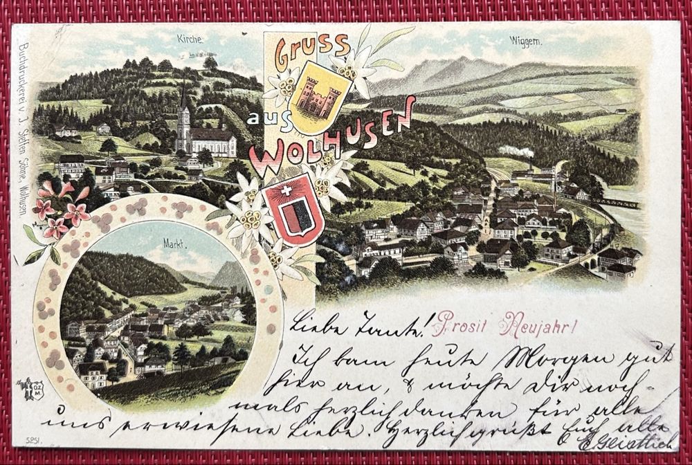 Gruss aus Wolhusen Litho (Gebraucht) in Horw für CHF 38 – mit Lieferung auf Ricardo kaufen