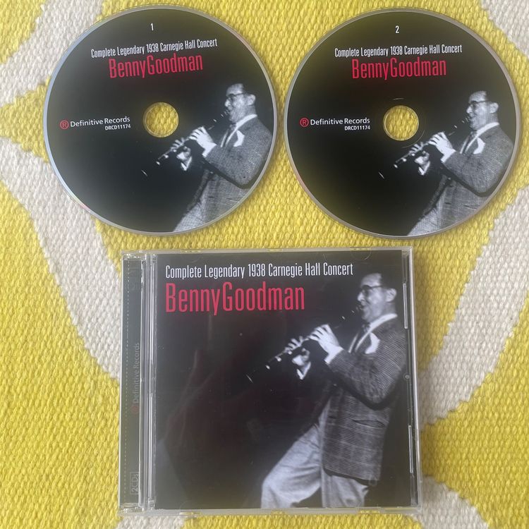 BENNY GOODMAN-2CD COMPLETE LEGENDARY 1938 CARNEGIE HALL CONC (Gebraucht ...
