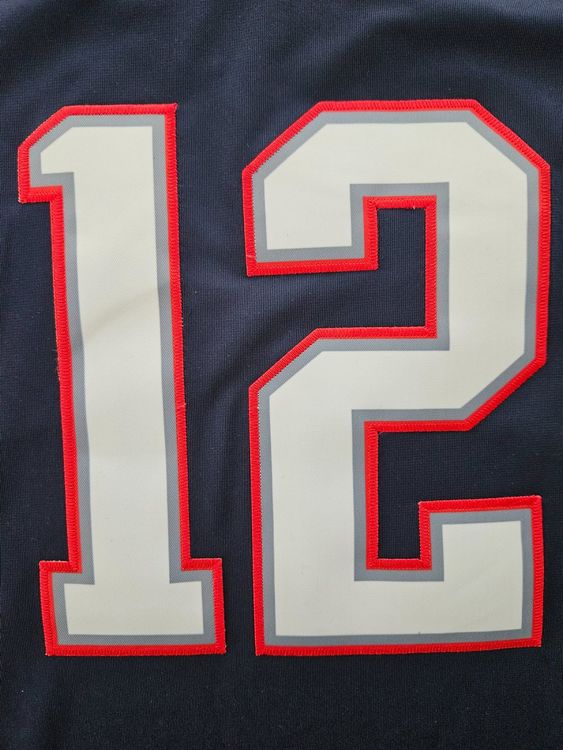 New England Patriots Trikot #12 Tom Brady Gr. L NFL Football (Neu ...