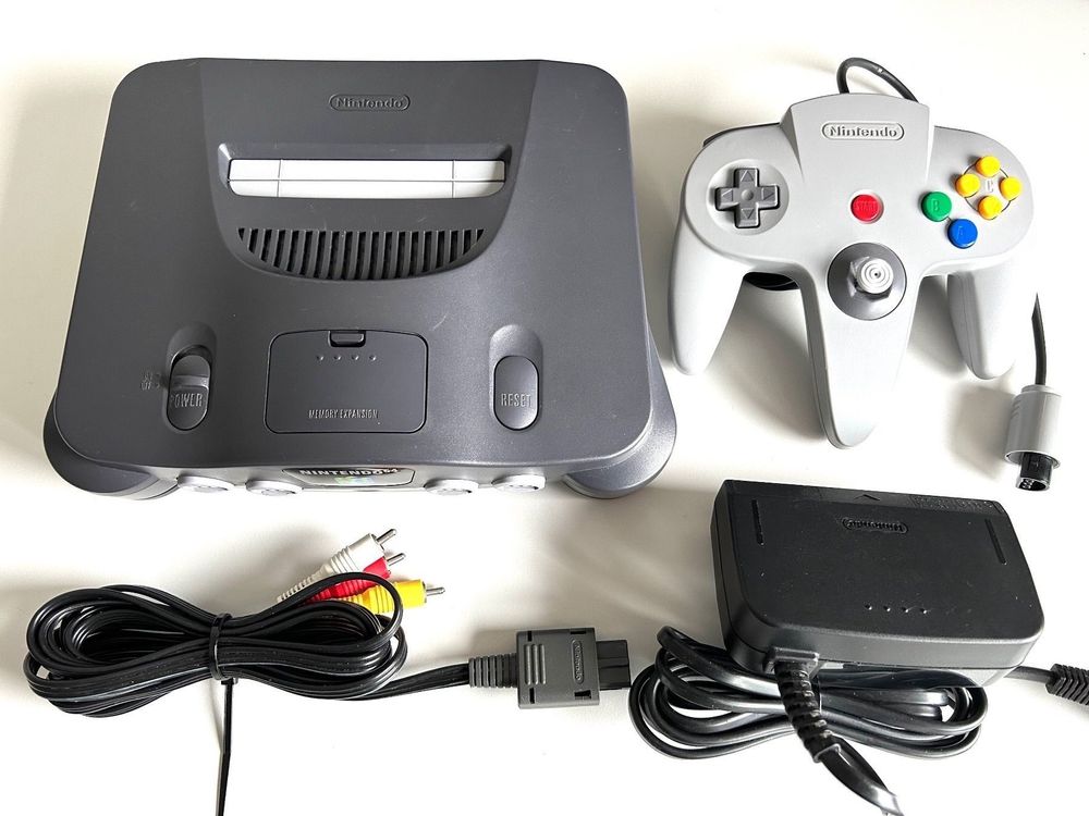 Nintendo 64 N64 Konsole Pokemon Snap, Perfect Dark, ISS 2000 (Gebraucht ...