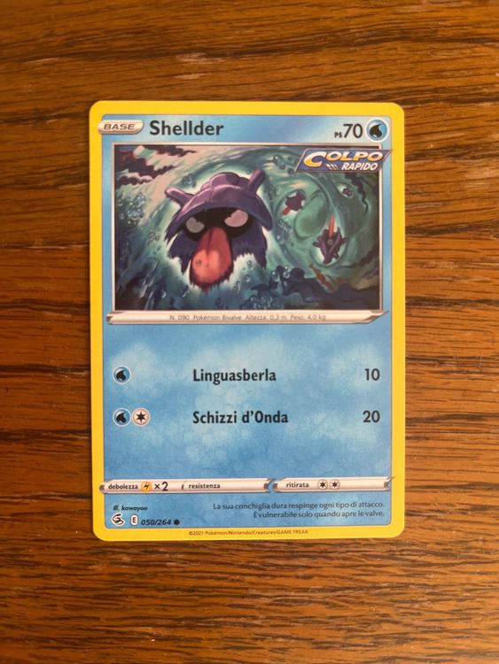 Carte Pokemon Shellder - Fusion Strike - IT (Gebraucht) in Vernayaz für ...