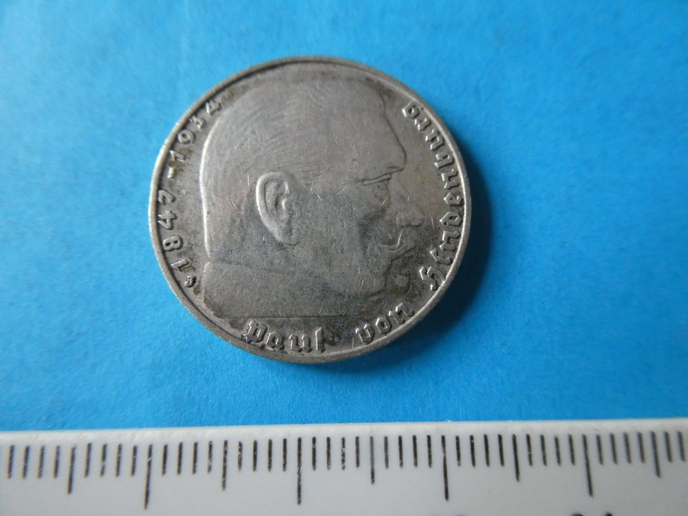 Dt. Reich 1937 J, 2 Reichsmark - Silber (Gebraucht) in Hinterforst für CHF 7 – mit Lieferung auf ...