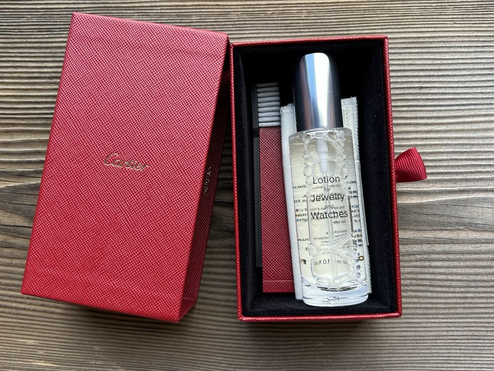 Cartier watch/jewellery cleaning kit. New. (Neu (gemäss Beschreibung ...